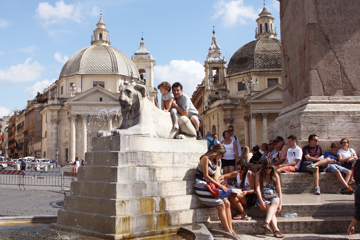 Piazza del Popolo in Rome